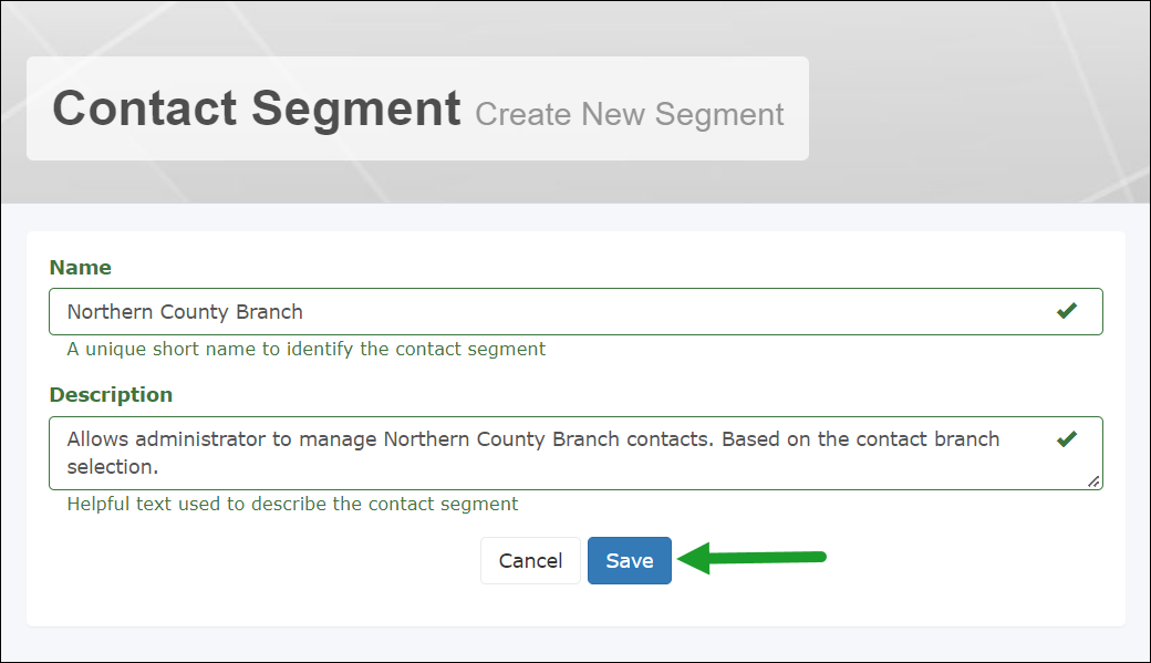 Managing and Assigning Contact Segments – VolunteerMatters Support
